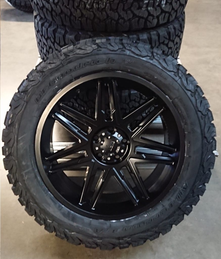 4x Felgen Dirt D62 9×20 ET25 5×120 + 4x Reifen BF Goodrich KO2 275/55 ...